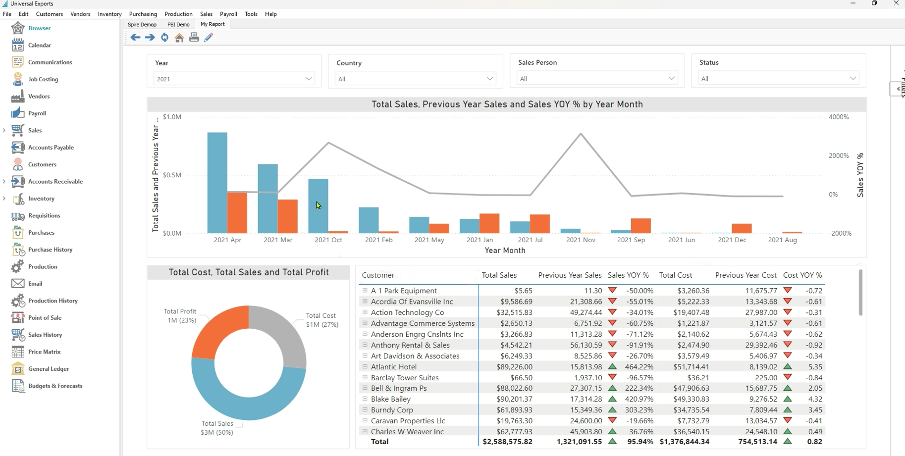 Spire Landing Page – The Power BI Coach